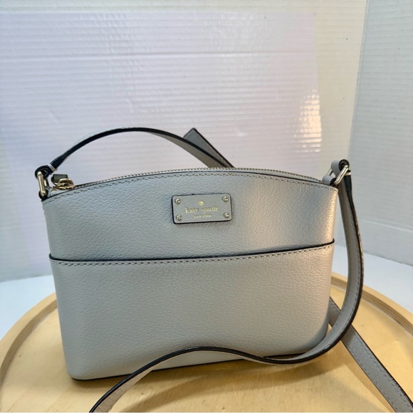 kate spade | Bags | Kate Spade Grove Street Millie Light Gray Crossbody ...